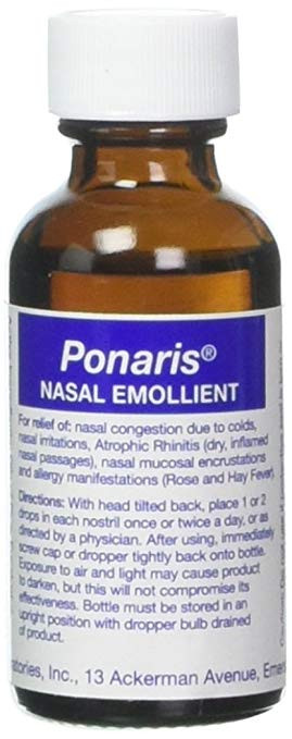 Ponaris Nasal Emolient, 1 oz for sinus infections