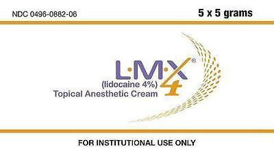 LMX 4 Topical Anesthetic Cream 5 X 5 grams 3M Tegaderm Transparent Dressing