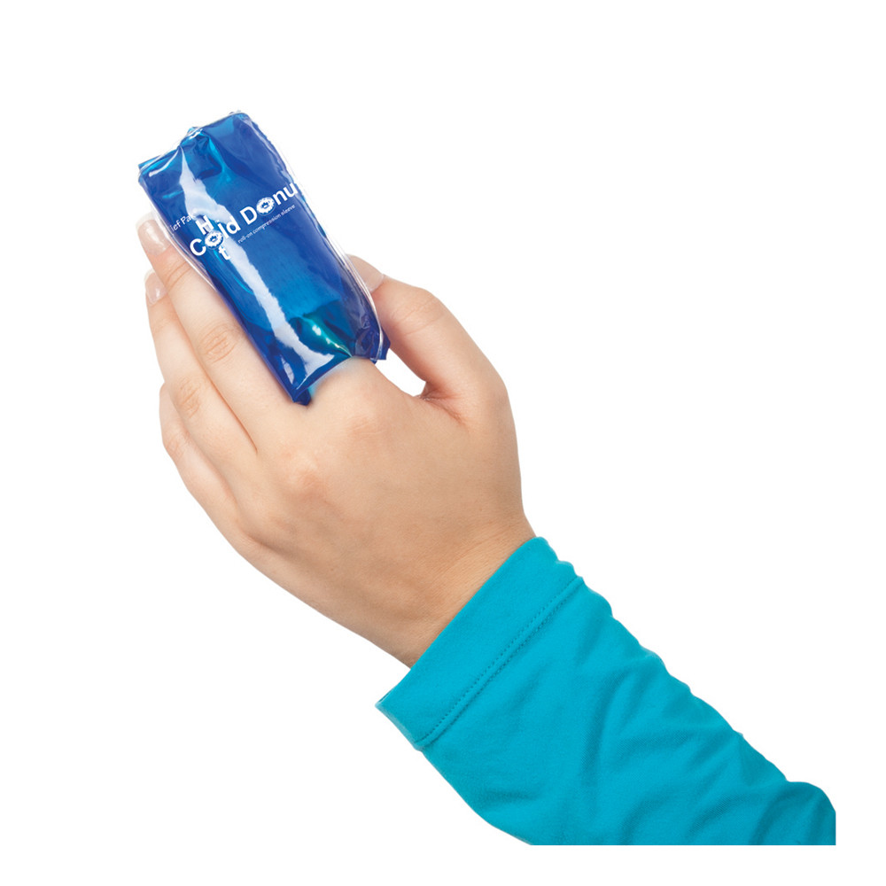 RELIEF PAK COLD-HOT DONUT ROLL-ON COMPRESSION SLEEVE, FINGER