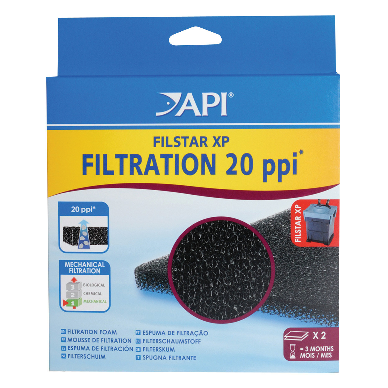 RA Filstar XP Filtration 20 ppi Filter Pads - 2 pk