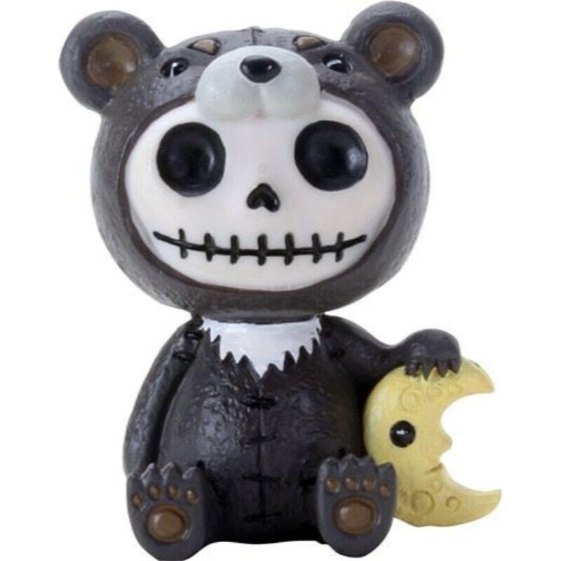 PT Furrybones Kuma the Brown Bear Skull Resin Mini Figure ...