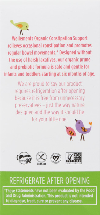 Wellements Baby Constipation Support 4 oz - drugsupplystore.com