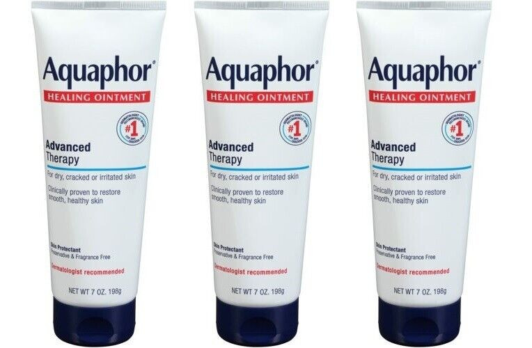 BL Aquaphor Healing Ointment 7oz Advanced Therapy Tube - Pack of 3 ...
