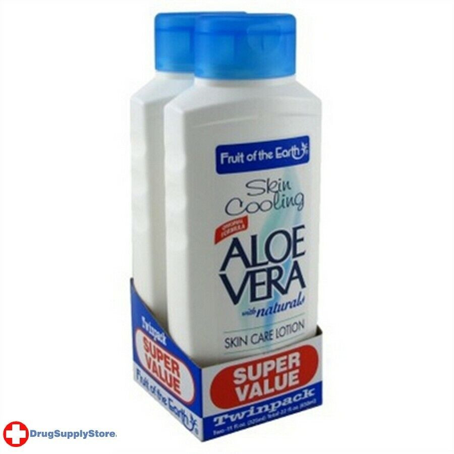 BL Fruit Of The Earth BOGO Lotion Aloe Vera Skin Cooling 11 oz - Pack ...