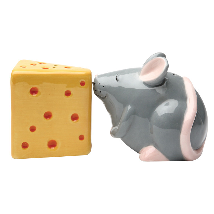 PT Mouse and Cheese Salt and Pepper Shaker Set - drugsupplystore.com