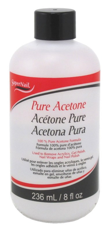 Super Nail 8oz Pure Acetone Polish Remover X 3 Packs - drugsupplystore.com