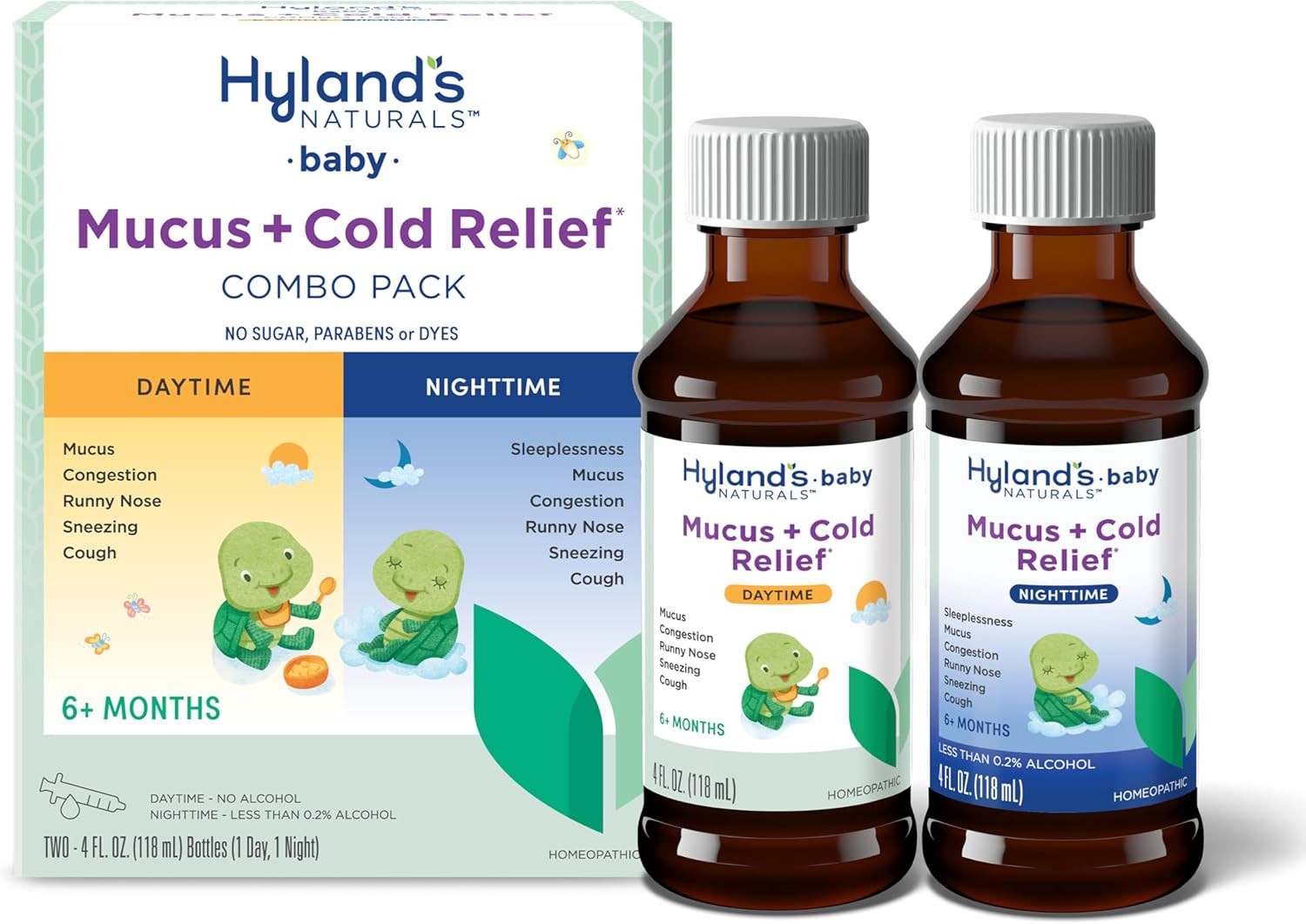 Hyland's Baby Mucus and Cold Relief Day & Night Value Pack Infant And ...