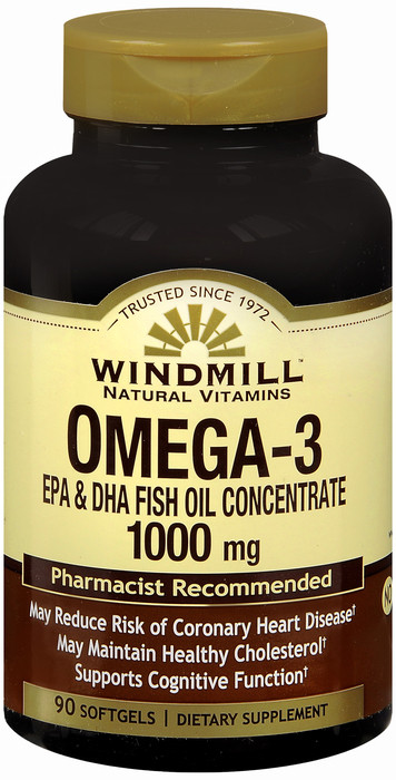 Windmill Omega III EPA + DHA Softgels Natural 90ct