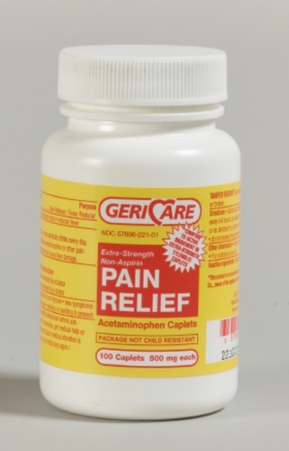 Tylenol Extra Strength Caplets 500 mg Acetaminophen 24 CT ...