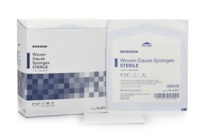 All-Purpose Sponges 4-Ply 4 X 4 Inch - 50 Per Box - drugsupplystore.com