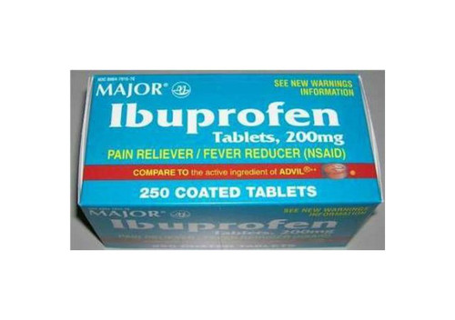 IBUPROFEN 200MG CPLTS IBUPROFEN-200 MG Brown 100 CAPLETS