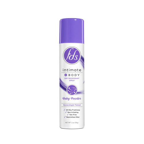 BL Fds Intimate + Body Dry Spray Deodorant Extra Strength 2oz - Pack of ...