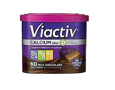 Viactiv Calcium Plus Vit D Plus K Soft Chews, Caramel,
