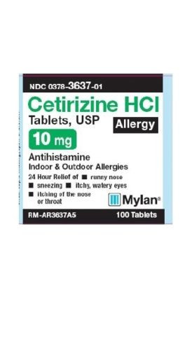 MyLan Cetirizine Hydrochloride film coated 10 mg 100 ct