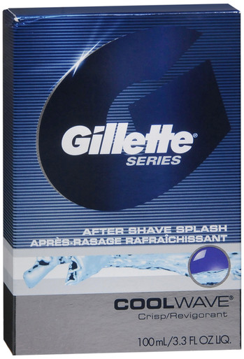 Gillette Series After Shave Splash, Cool Wave - 3.5 fl oz