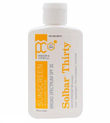 Solbar PF Sunscreen Liquid SPF 30 4 oz - drugsupplystore.com
