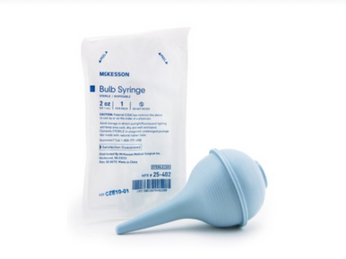McKesson Ear / Ulcer Bulb Syringe 2 oz Disposable Sterile