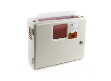 McKesson Prevent Sharps Collector Wall Cabinet Locking