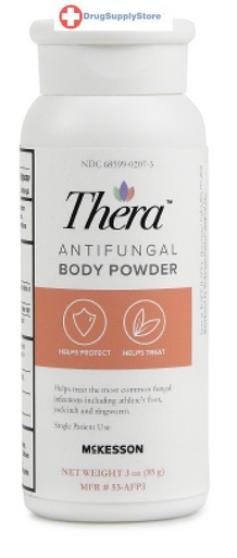 MCK Thera Antifungal 2% Strength Body Powder 3 oz Shaker Bottle ...