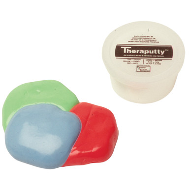 THERAPUTTY ANTIMICROBIAL EXERCISE PUTTY, RED, SOFT, 4OZ