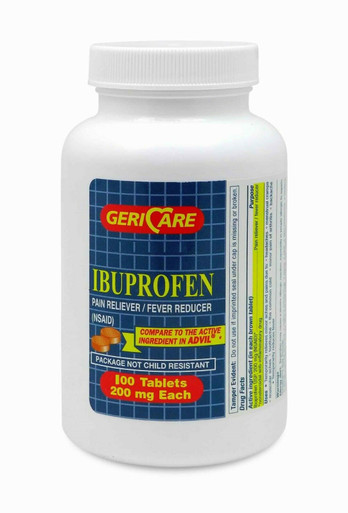 Geri-Care Ibuprofen 200 mg Tablet 100 per Bottle - drugsupplystore.com