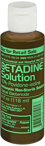 Betadine 10% Povidone-Iodine Topical Solution 4 oz - drugsupplystore.com