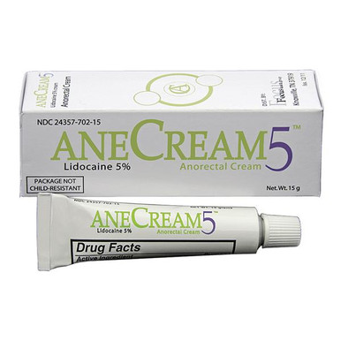 Anecream Cream 5% Lidocaine 15 gm - drugsupplystore.com