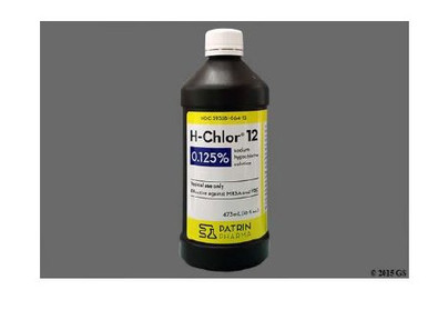 Patrin H-Chlor 12 Antiseptic Topical Liquid 473 mL Bottle