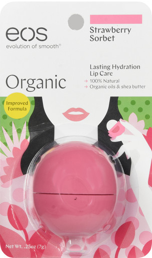 eos Strawberry Sorbet Lip Balm 0.25 oz - drugsupplystore.com