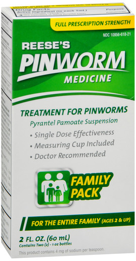 Reeses Pinworm Medicine Liquid For Entire Family Full Prescription ...