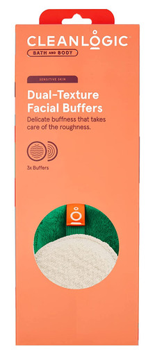 BL Clean Logic Bath & Body Dual Texture Facial Buffers - Pack of 3 ...
