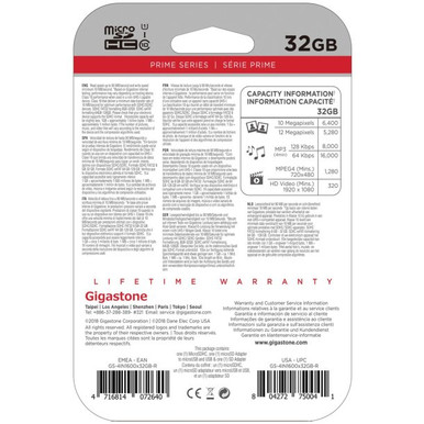 Gigastone Prime Series microSD™ Card 4-in-1 Kit (32GB ...