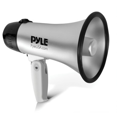 Pyle Battery-Operated Compact and Portable Megaphone Speaker with Siren ...