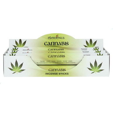PT Elements Cannabis Incense Sticks Pack of 6 - drugsupplystore.com