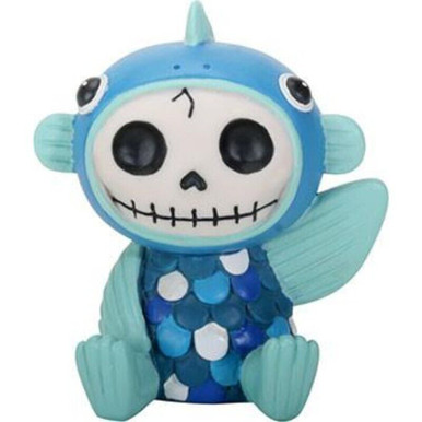 PT Furrybones Gerald the Fish Skull Resin Mini Figure