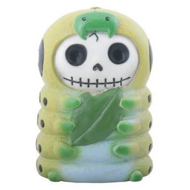 PT Furrybones Inch the Worm Skull Resin Mini Figure - drugsupplystore.com