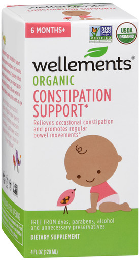 Wellements Baby Constipation Support 4 oz - drugsupplystore.com