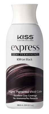 BL Kiss Express Color #K99 Semi-Permanent Jet Black 3.5oz - Pack of 3 ...