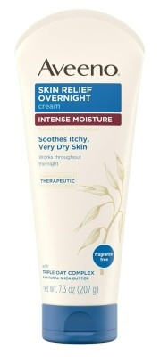 BL Aveeno Cream Intense Moisture Skin Relief Overnight 7.3oz - Pack of ...