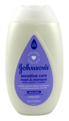 BL Johnsons Sensitive Care Wash & Shampoo Lightly Scented 13.6oz - Pack ...