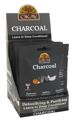 BL Okay Leave-In Deep Conditioner Packs Detoxifying Charcoal (12 Hair ...