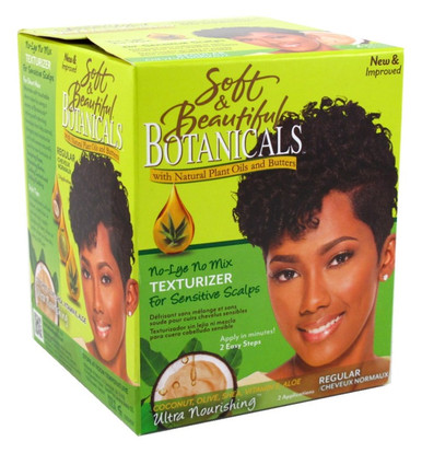 Soft & Beautiful Botanicals Texturizer Kit Regular X 3 Packs ...