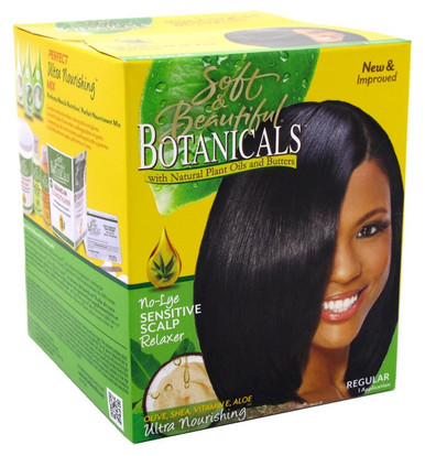Soft & Beautiful Botanicals Relaxer Kit Regular X 3 Packs ...