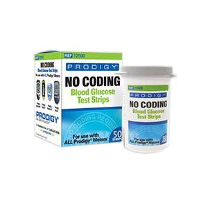 IND Prodigy No Coding Test Strips 3m, For use with all Prodigy meters ...