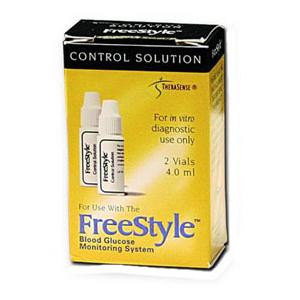 Abbott Laboratories FreeStyle High/Low Flow Control Solution, Red ...