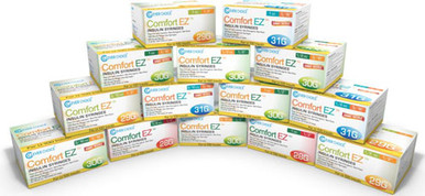COMFORT EZ INS SYR 29G 1CC .5.5" Insulin Syringe