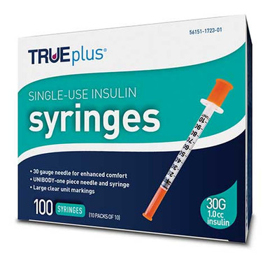 TRUE PLUS SYR 30G 1CC 5/16" - drugsupplystore.com