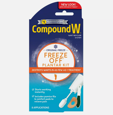 Compound W Freeze Off Plantar Wart Removal Kit 8 Applications ...