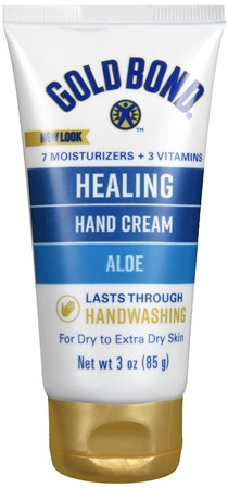 Gold Bond Healing Hand Cream 3 oz with Aloe Hand Lotion for Dry Skin ...