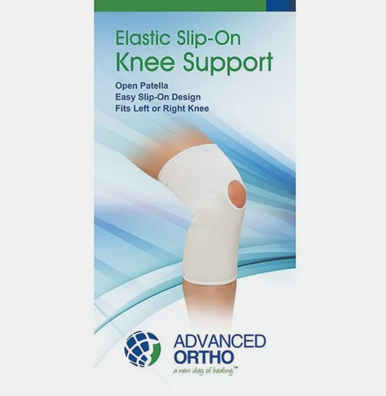 Advanced Ortho Elastic Slip-On Knee Support Open Patella 15.5-18" Large ...